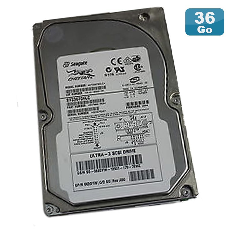 Disque Dur 36.4Go USCSI Ultra SCSI 3.5" SEAGATE ST336704LC 10000RPM ...