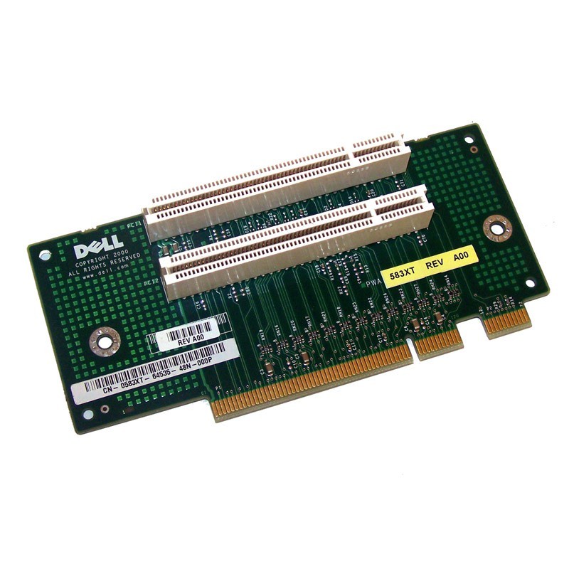 Carte PCI Dell 583XT Riser Card PCI 2x PCI OptiPlex GX240 GX260 GX270 ...
