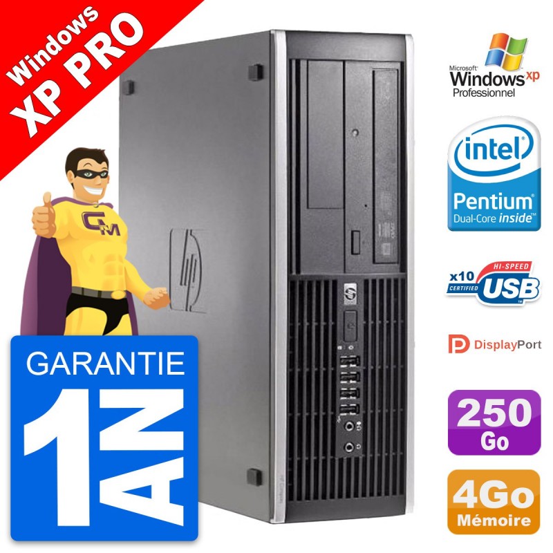 PC HP Compaq 6200 Pro SFF Intel G630 RAM 4Go Disque Dur 250Go Windows ...
