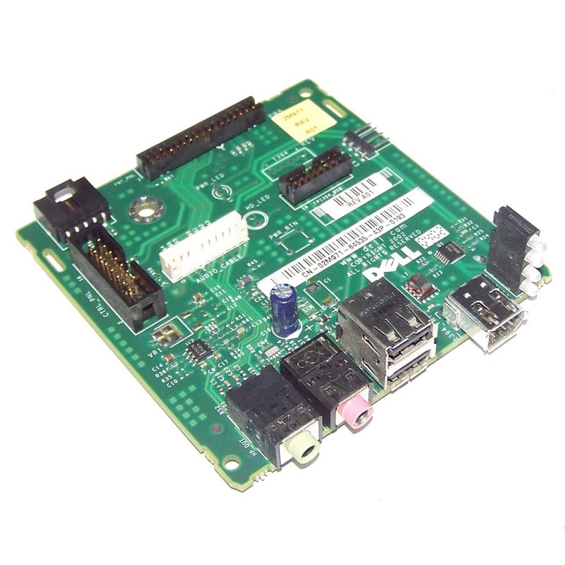 Front Panel I/O Dell 02M971 2M971 4xLED Firewire 2xUSB Audio 5-Pin ...