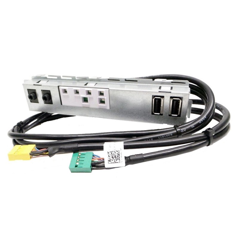 Front Panel I/O Dell 0C8PD6 C8PD6 Optiplex 390 3010 MT 2x USB 2x Audio ...
